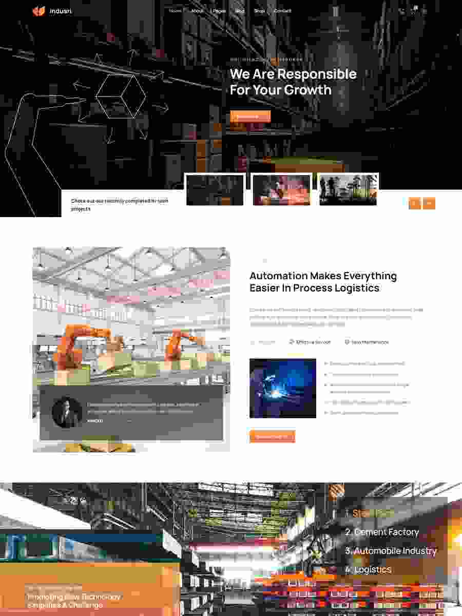 Landing Page – United Structure Fabrication